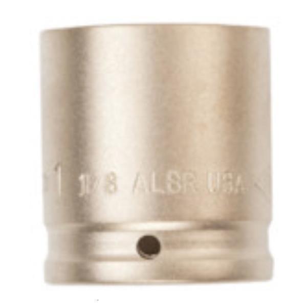 【直送品】【代引不可】■特長・インパクト用スタンダードタイプの六角ソケットです。・石油化学工場、精油所、精錬所、船舶、ガス工場、ペイント工場、化学工場など火花を嫌う場所で使用します。・米国認定機関FMRC認定取得しています。■仕様・二面幅寸...