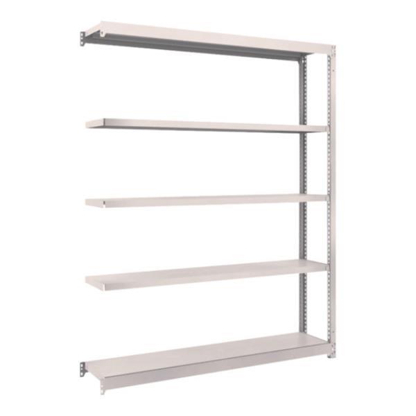 【直送品】【代引不可】■特長・ボルトを1本も使用していないボルトレス構造で、分解・組み立て作業を短縮できます。・棚の段数変更が小刻みな25mmピッチで、自由に調整、変更ができます。・高さ、奥行が同じであれば、増結することができます。また、支...