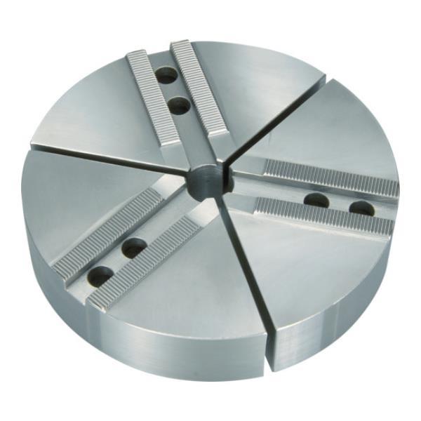 【直送品】【返品不可】【代引不可】■特長・薄肉、パイプ形状、異形物のチャッキングに最適です。・低価格で高品質を実現、安定供給致します。■用途・旋盤加工等での加工物の把握用生爪。■仕様・ピッチ(mm):1.5・T3(mm):50・チャックサイ...