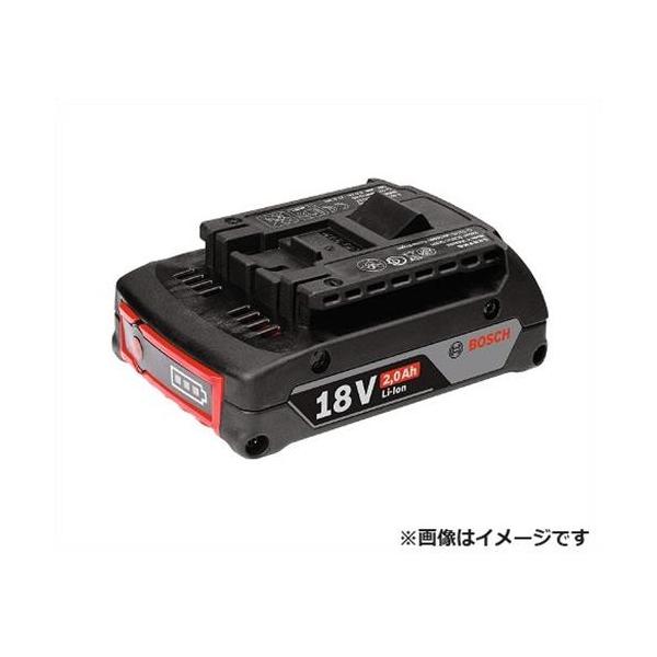 【直送品】【代引不可】■商品説明ボッシュ独自の「CoolPack」デザインで、電池の長寿命化を実現■用途バッテリー残量計付で、充電状態の確認も簡単■材質ポリアミド樹脂＋高密度ポリエチレン■電圧(V)18V■種類電池パック■容量(Ah)2.0