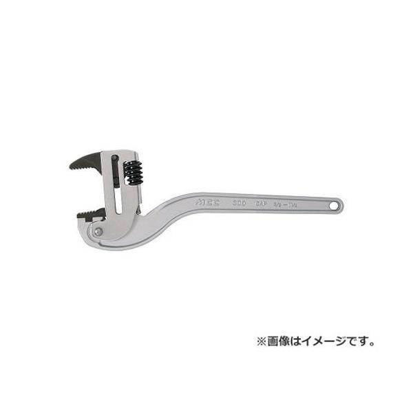 【直送品】【代引不可】[松阪鉄工所 コーナー レンチ アルミ クロームメッキ]■本体寸法幅305×長112×高13mm■重量475g■サイズ(mm)300■くわえられる管の呼び寸法10A〜32A■口開き幅(mm)16〜48■歯幅(mm)13