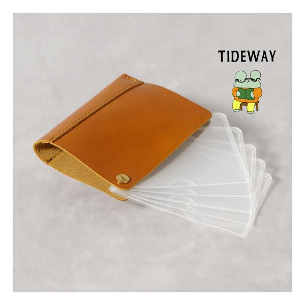TIDEWAY / タイドウェイ LIGHT LEATHER CARD CASEライトレザーシリーズにカードケースが新たにラインナップ。ご要望の多かったフィルムタイプのカードホルダー仕様で登場。定期券、免許証、マイナンバーカードなど大事なも...