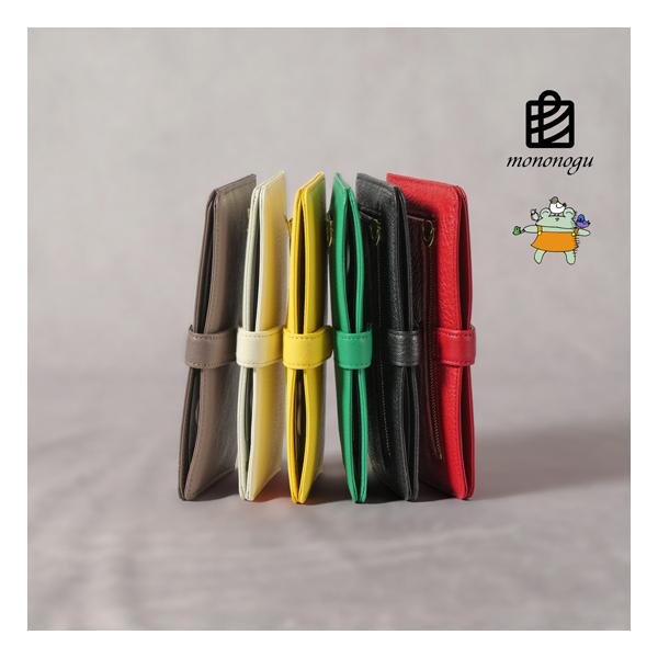 mononogu / もののぐ フラットロングウォレットほとんど平（フラット）に見えるフォルムからネーミングされたフラットウォレット。ボディーのヤギ革はとても柔らかな肌触りで、上品な控えめの光沢感とシボ感の調和のとれた高品質の皮革素材です。...