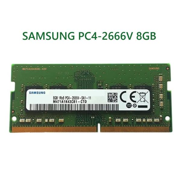 ■製品：SAMSUNG製メモリ ■型番：M471A1K43CB1-CTD■容量：８GB■メモリ規格：DDR4 SDRAM■モジュール規格：PC4ー21300（DDR4ー2666）■モジュール形状：SOーDIMM■ピンの数：260■電圧：1....