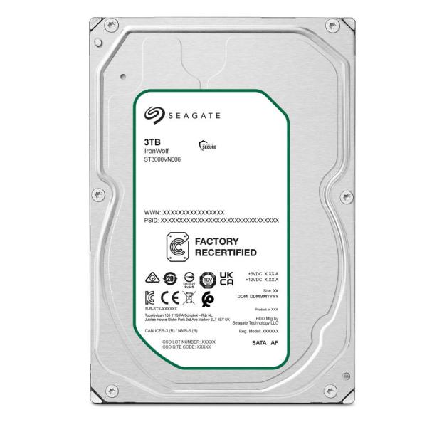 ●メーカー：SEAGATE●型番：ST3000VN006●サイズ：3.5インチ●容量：3TB●接続方式：Serial ATA600●回転数：5400 rpm●バッファ：256MB●商品状態：メーカーリファービッシュ 【整備済み品】●保証：当...