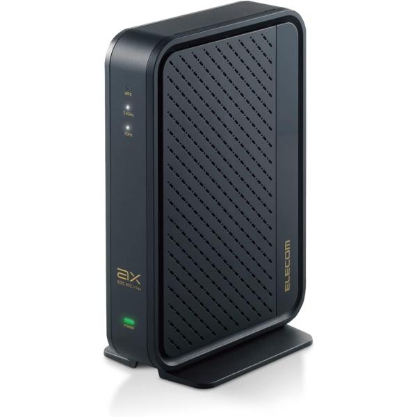 ■商品名：エレコム Wi-Fi6対応 無線LANルーター 4804+574Mbps■型番/転送速度：WRC-X5400GS-B / 4804 メガビット毎秒■対応OS：【Android】Android 11/10/9/8, 【Mac】mac...