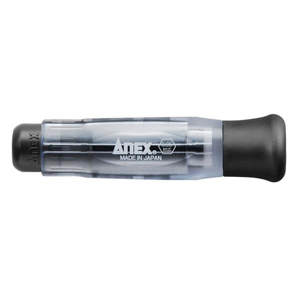 ※ハンドルのみ●電動ドライバービットが使える（対辺6.35ｍｍ六角軸ビット）●精密なビットに最適な小型ハンドル●【ハンドル】POM＋アセテート樹脂　【キャップ】PP