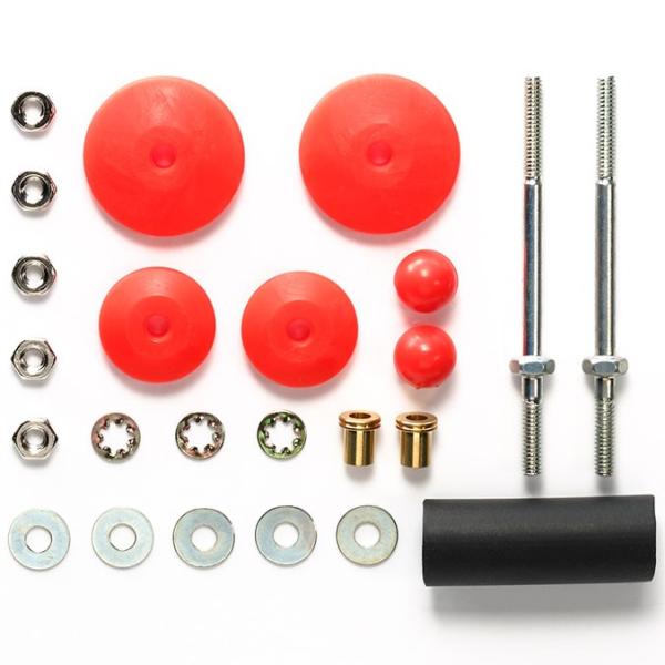 【発売日：2018年08月11日】★コーナリング時の安定性を高める大径スタビヘッド。高強度・低摩擦のPOM樹脂製スタビヘッドはもちろん、スタビキャップもレッドで統一しました。★両ネジシャフトやローラー受けなども付いています。【使用可能マシン...