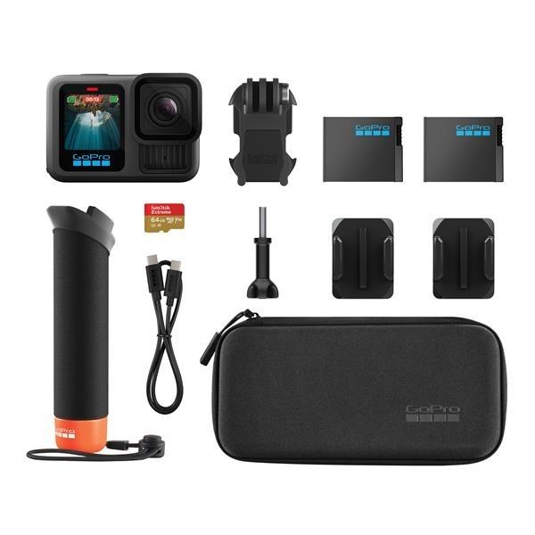 HERO13 Blackと映像を撮影・共有をアクセサリが同梱されたセット商品クラス最高レベルの5.3K60ビデオとGoProならではの耐久性に加えて、HERO13 BlackはHBシリーズレンズにも対応。没入感あふれるPOV、クローズアップ...