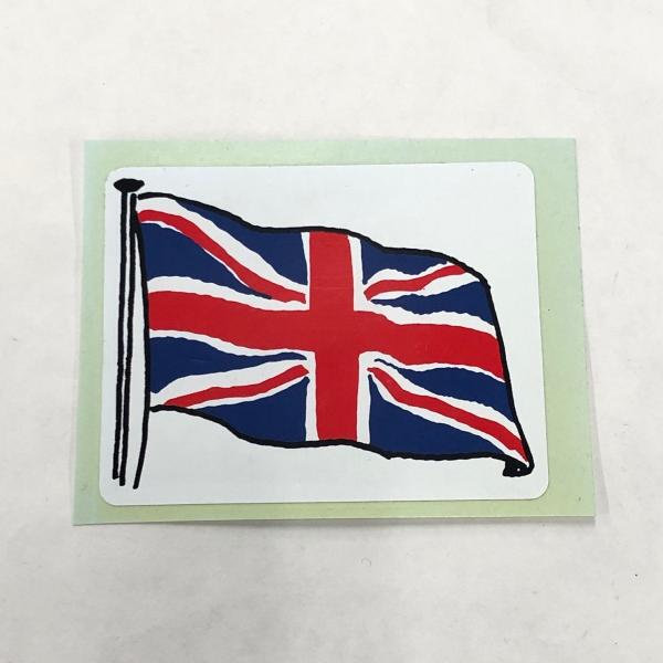 7cm×5.6cm長方形のステッカーです。Union jack Flag British Flag the United Kingdom UK National Flag Sticker