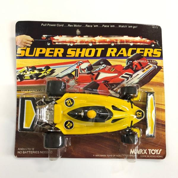 MARXTOYS　フェラーリ　312T2　です。プラスチックモデルで、走行します。大変めずらしいモデルです。外箱に、細かなキズ、色あせなどの経年劣化があります。写真のものが現品となります。量産品に関しましては、製品の塗装のムラ、デカールのズ...