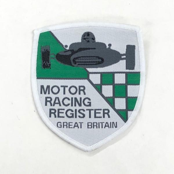 MOTOR RACING REGIATER Patchサイズ：7cm×8cm裏に糊がついています。