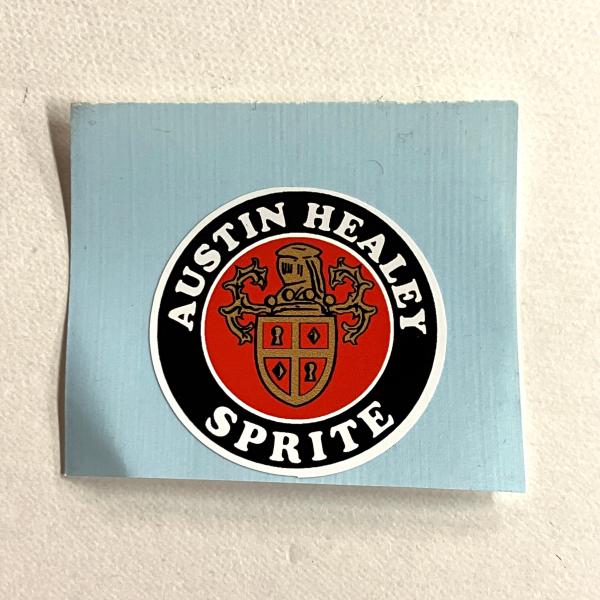 オースチンヒーレー　ステッカー水色の部分は台紙です。直径：4cm
