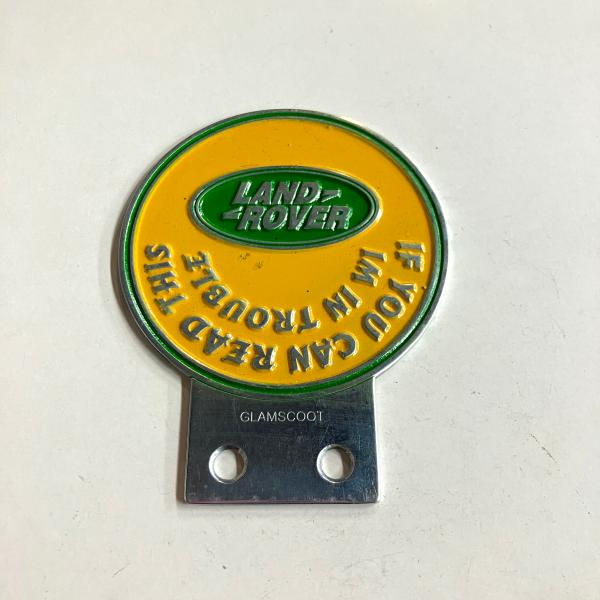 IF YOU CAN READ THIS IM IN TROUBLE8.6cm×6.8cmご了承ください。写真のものが現品です。取り付け金具は別途ご用意ください。エンブレムの取り付け方法は、それぞれ異なり、ステーや、ナットのない商品もござい...