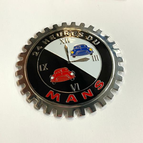 24時間　ル・マン　カーバッチ直径：10cmエンブレムの取り付け方法は、それぞれ異なり、ステーや、ナットのない商品もございます。ご確認の上、ご購入をお願い致します。