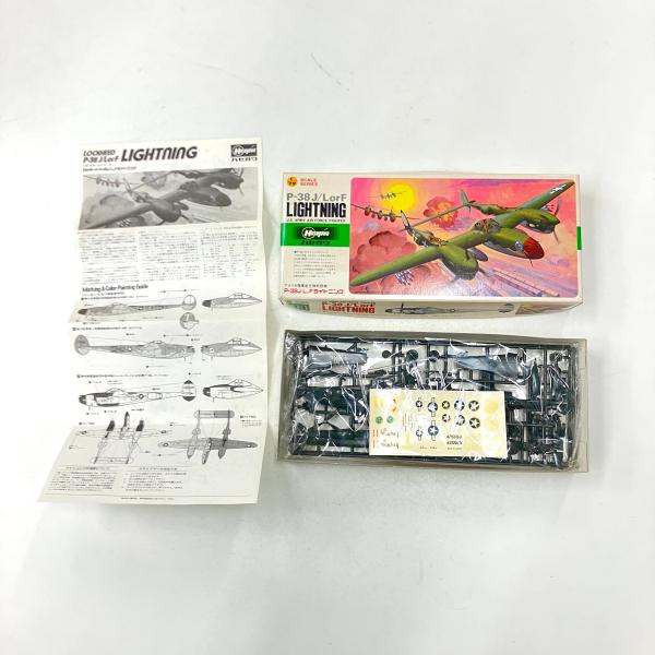 HASEGAWA D14P-38 J/L or F LIGHTNINGU.S. ARMY AIR FORCE FIGHTERKIT NO D014アメリカ陸軍航空隊戦闘機古いもので、写真のものが現品となります。パッケージに汚れ、劣化あり。量...