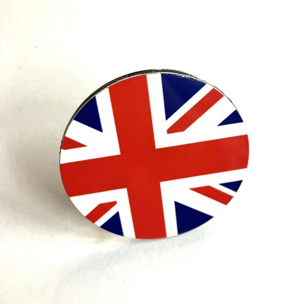 Union jack Front Grill Badge直径：8cmエンブレムの取り付け方法は、それぞれ異なり、ステーや、ナットのない商品もございます。ご確認の上、ご購入をお願い致します。