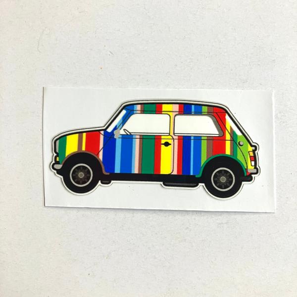 ステッカーの縁取りは、写真にてご確認ください。3.5cm×7.5cm