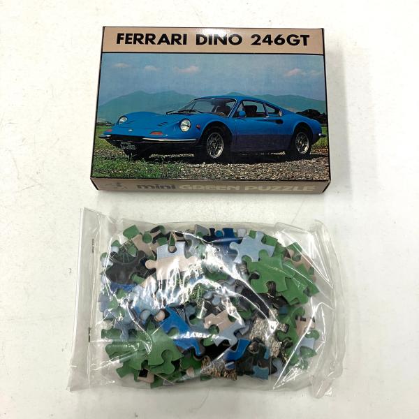写真の物が現品です。108ピース163mm×240mm古いもので、パッケージに色褪せ劣化有り。Jigsaw Puzzle Ferrari DINO 246GTNo.731自動車関連グッズ　車のパズル　
