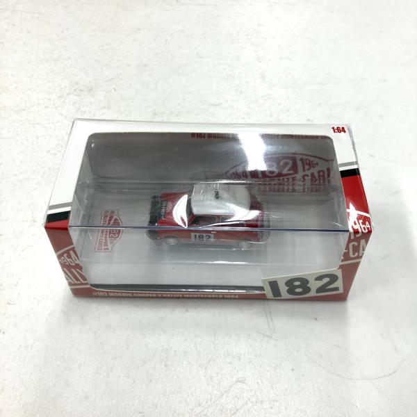 ラリータイプのクラシックミニのミニカーです。ゼッケン182番