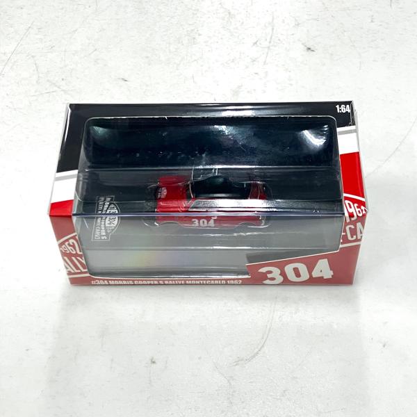 ラリータイプのクラシックミニのミニカーです。ゼッケン304番