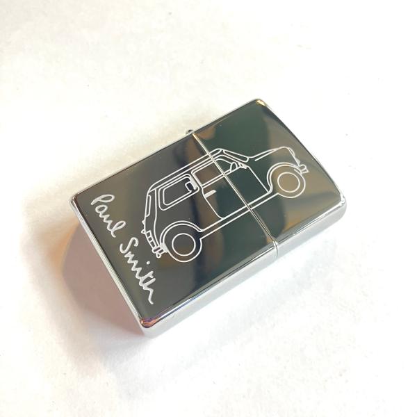 Classic Mini Paul Smith ZIPPO4cm×5.5cm×1cmオイルは入っておりません。別途補填してください。写真の物が現品です。
