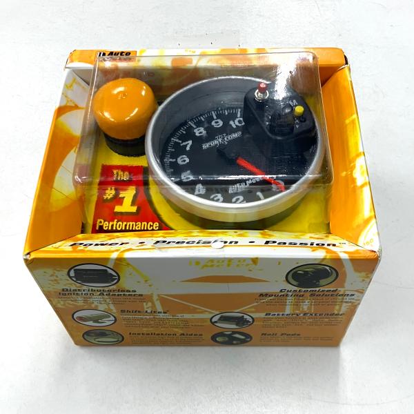 オートメーターシフトライト付き新品未開封品写真のものが現品です。サイズは127mmです。