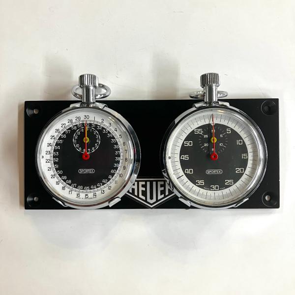 台座サイズ：6cm×14cm新品ですが、細かな傷あり。写真の物が現品です。動作確認済みCar Race Rally Timer Stopwatches