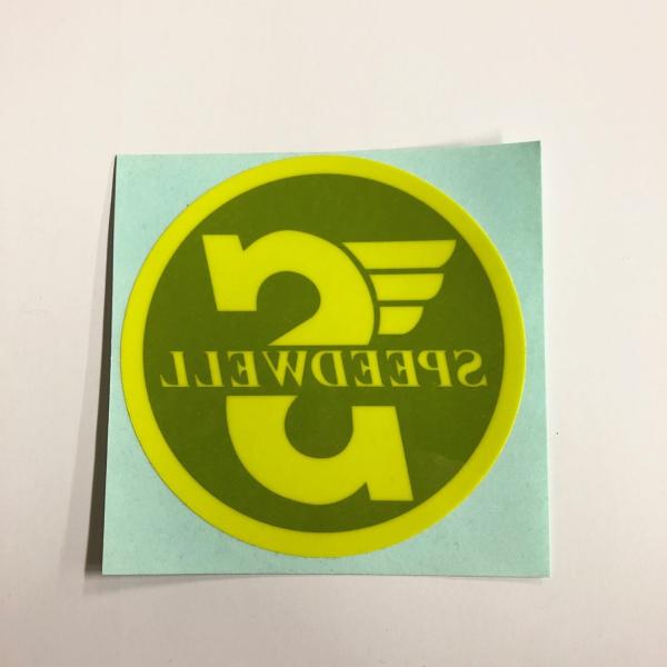 直径：約7.5cmガラスへの裏貼りです。Speedwell Classic Mini Car Sticker Decal Inside Window