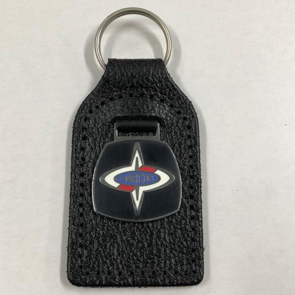 レザー部分：3.8cm×6.7cm裏側は無地です。Key Ring Keychain Leather
