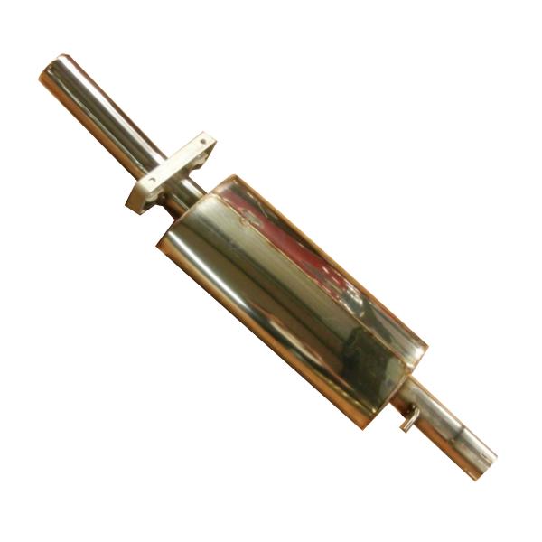 PLAY　MINIイギリス製ステンレス製センター出しマフラーです。オーバルタイプのサイレンサーで音量控えめのマフラーとなります。出口は細めのスモールボアタイプです。車検対応。噴出し口の直径：5cmマフラーのみの販売です。ローバーミニ1.3i...