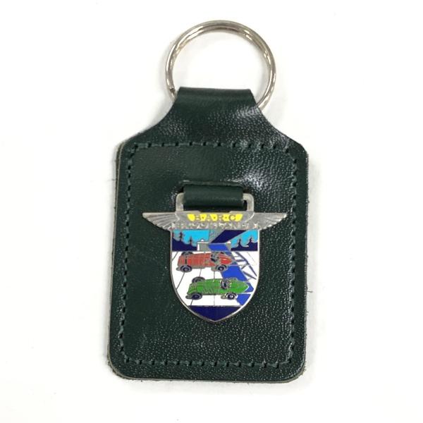 BRITISH AUTOMOBILE RACING CLUBブリティッシュオートモービルレーシングクラブブルックランズレザー部分：4cm×6cmBARC Key Ring Keychain Leather