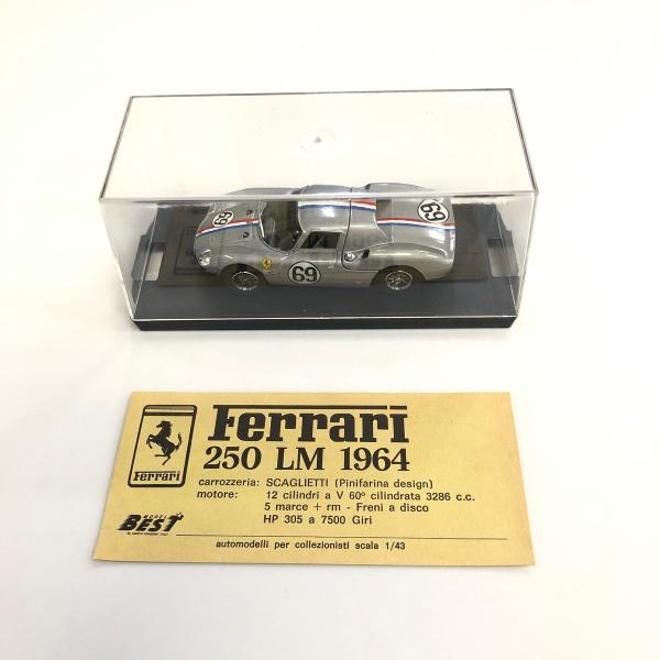 BEST MODELこちらは紙の箱は付属しません。紙プレートに劣化有。ゼッケン69番写真のものが現品となります。量産品に関しましては、製品の塗装のムラ、デカールのズレ、各種パーツの取り付け位置の誤差など、商品の個体差、初期の傷がある場合もご...