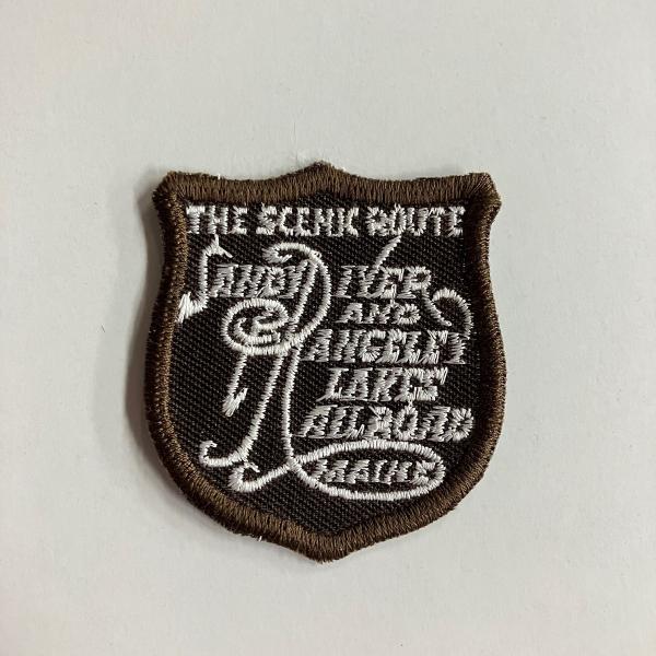 Sandy　River　and　Rangeley　Lakes　Railroad5cm×5.7cm裏側にアイロン用の糊はありません。