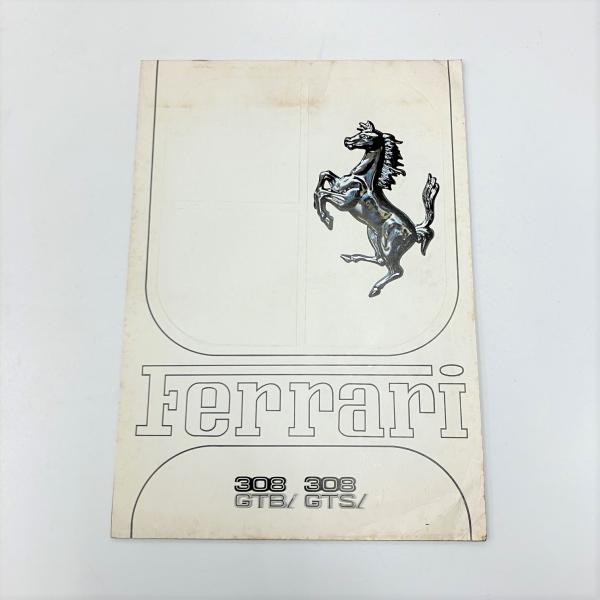 サイズ：340mm×240mm5ページです。内容：英語・イタリア語・スペイン語・フランス語・ドイツ語写真のものが現品です。白い部分は全体的に汚れがございます。右下角にシワあり。デットストック品です。ご了承ください。Ferrari 308 G...