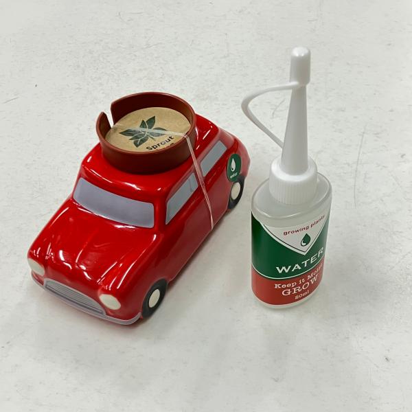 AUTO PLANTS CARプランターサイズ：約9cm×5cm×5cmWildStrawberryの栽培キットです。日本製日本語説明書付きGD-80803