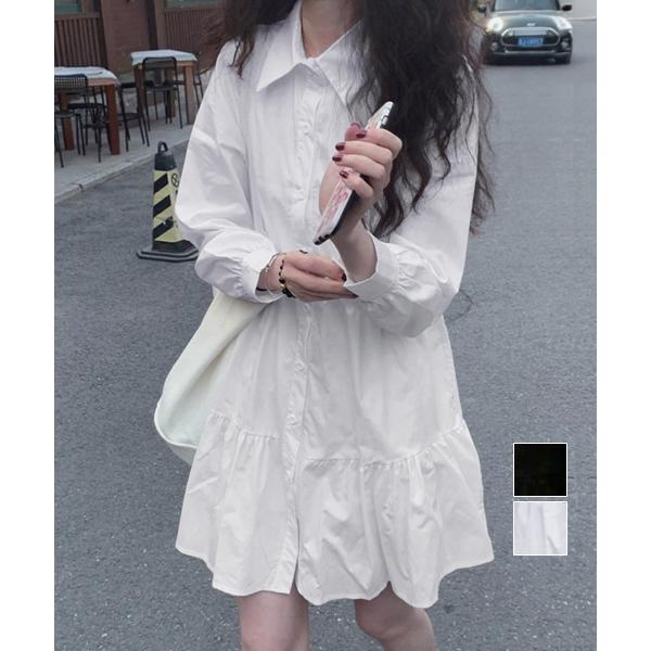 素材：ポリエステル100％カラー：ブラック/ホワイトサイズ：M/L[M]総丈:約82cm 肩幅:約38cm 袖丈:約53cm ゆき:約72cm 身幅:約49cm 胸囲:約98cm ウエスト:約94cm ヒップ:約144cm[L]総丈:約84...