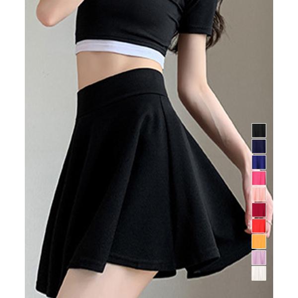 素材：ポリエステル95％+ポリウレタン5％カラー：ブラック/ネイビー/ロイヤルブルー/マジェンタ/ピンク/レッド/クリアレッド/イエロー/ラベンダー/ホワイトサイズ：ワンサイズスカート丈:約43cm ウエスト(ゴム仕様):約60-80cm ...