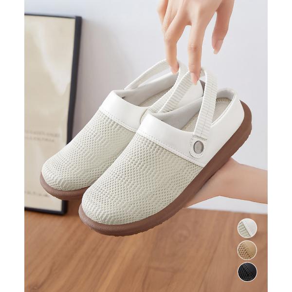 甲素材：合成繊維+合成皮革底素材：合成底カラー：ブラック/ホワイト/ベージュサイズ：23.0cm（36）/23.5cm（37）/24.0cm（38）/24.5cm（39）/25.0cm（40）/25.5cm（41）（カッコ内は靴底表記となり...