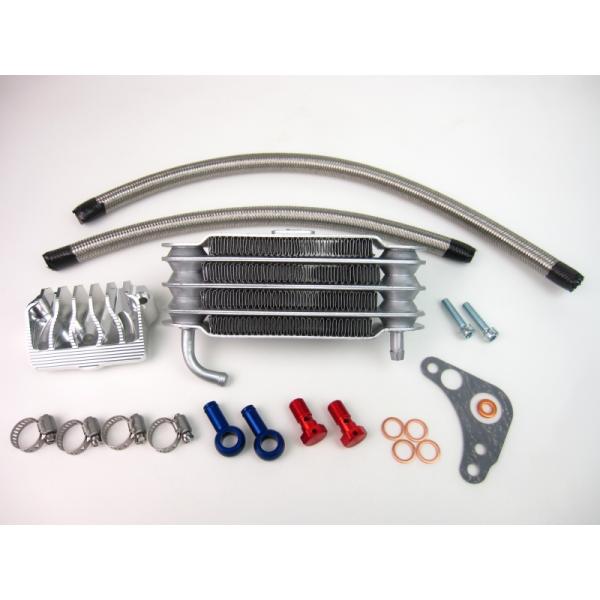 ■特長モンキーやゴリラサイズの設計サイズ。またカスタムの第一歩としてオススメのオイルクーラーです。アルミ製ビレットオイルライン取り出し口がセットです。■仕様オイルクーラーサイズ H58×W160×D34(mm)本体は冷却効果大のアルミ製コア...