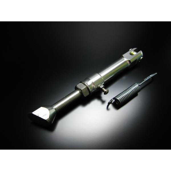 ■特長モンキー、ゴリラ専用サイドスタンド汎用性の高い長さ１５５ｍｍ〜１９０ｍｍまでを自由に高さを決定できる設計アルミ製で頑丈なつくりのスタンド■仕様素材 アルミ製長さ調整範囲 １５５〜１９０ｍｍの範囲（純正は１７５ｍｍ）付属品 スプリング■...