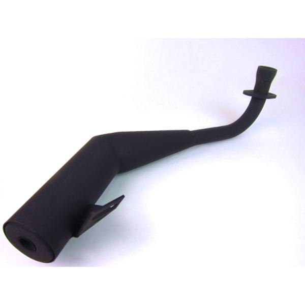 ■特徴ショートタイプのマフラーです。サイレンサーステーをブレーキペダル軸にフィッティングさせることで、スッキリとスタイリッシュな取り付けが可能です。ショートマフラーでありながら、消音機も備わったストリートスペックマフラーです。■仕様エキパイ...