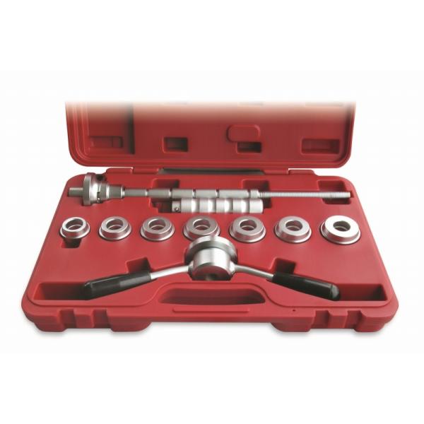 ■特長ステアリングステムベアリングレースを取り付けるための理想的なツールです。ベアリングレースへのダメージを防ぐために均等な圧力をかけます。ベアリングレースを均等に取り付け、正確に合わせることができます。耐食性フィニッシュの高品質な鋼製です...