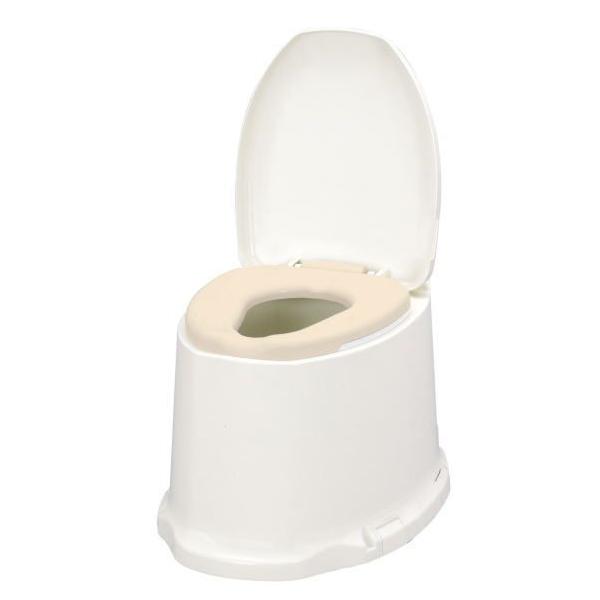 サイズ／幅44.5×奥行61.5×高さ40cm、座面：幅35×奥行39cm、穴部：幅19×奥行30cm、便座高：39cm重さ／約3.5kg材質／ポリプロピレン、ポリエチレン最大使用者体重／100kg生産国／日本標準機能／オイルダンパー、臭い...