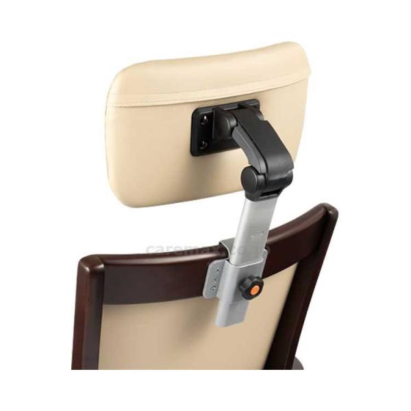 ※ピタットチェアFit専用オプション商品です。そのほかの用途にはご使用できませんのでご購入時はご注意ください。体形や姿勢に合わせて高さや角度を自在に調整。サイズ／幅34×高さ19cm可動域／上下：35cm、前後：17cm