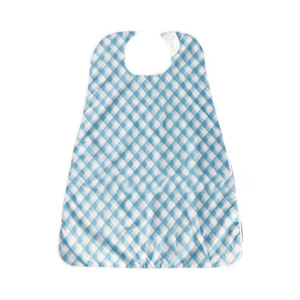 商品の仕様●サイズ／幅77×丈105cm、首下：86cm●サイズ（首周り）／34〜45cm●重さ／52g●材質／表：ポリエステル100％、裏：アクリルコーティング加工●首周りタイプ／面ファスナー●生産国／日本●洗濯機可●脱水機可●乾燥機可（...