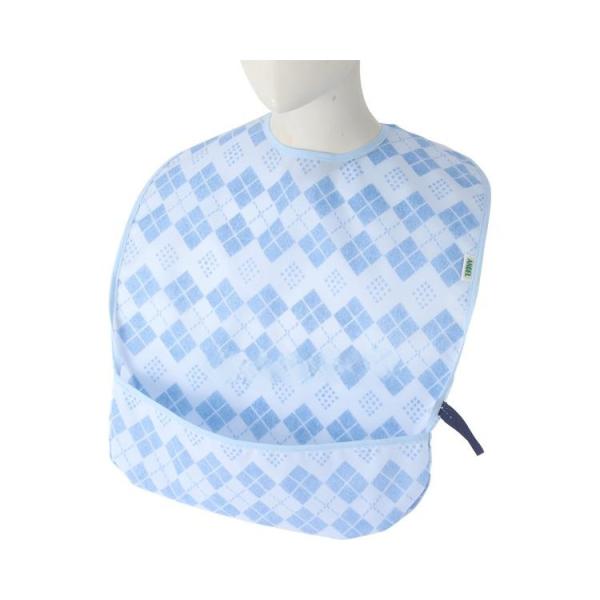 商品の仕様●サイズ／幅35×丈55cm、ポケット：横幅最大35×深さ12cm●サイズ（首周り）／35〜44cm●重さ／約29g●材質／ポリエステル100％（ツイルアクリルコーティング）●首周りタイプ／面ファスナー●付属品／留め用ループ●生産...