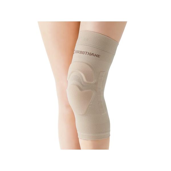 ひざのお皿にかかる衝撃や圧力を軽減し、関節の安定性を高める。ひざをついても圧力分散！●サイズ（ひざのお皿上部より10cm上周囲）／S：38〜42cm、M：42〜46cm、L：46〜50cm●素材／本体：ナイロン・ポリウレタン、パッド：ポリウ...