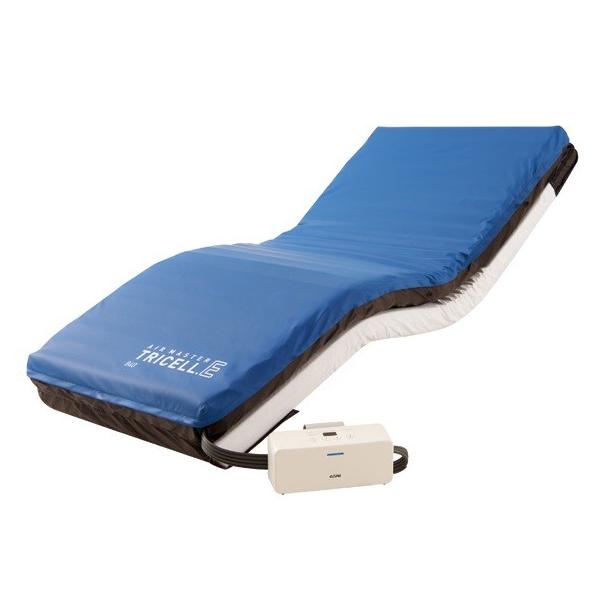 ・介護・看護現場の負担を軽減するディテール設計。・伸縮性に優れたカバーで、ずれや摩擦を軽減。・3連圧切替（24本）で常に2/3の面積で身体を安定保持。・ずり落ち防止フードはベースマットレスの厚みに応じて調整できるファスナー仕様※単体では使用...