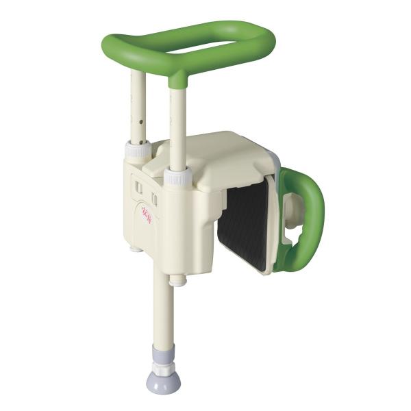 ●サイズ／幅21×奥行30.5〜36.5×高さ41.5〜64.5cm●グリップ高さ／（浴槽上縁から）11・14・17・20cm●重さ／約4.4kg●材質／カバー：ポリプロピレングリップ支柱：ステンレスフレーム：アルミニウム●最大使用者体重／...